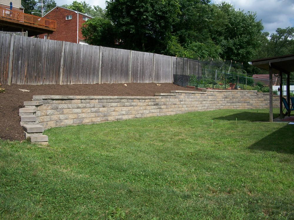 Retaining Wall Photos, Mt Lebanon, Monroeville, Cranberry, PA